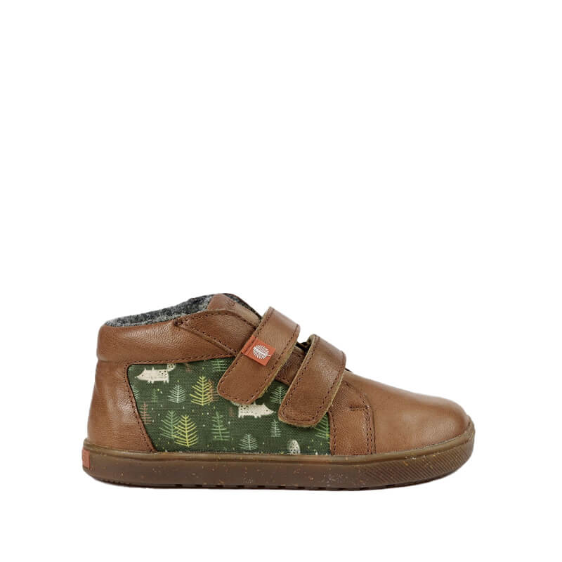 Tikki Lang.S Firefly Brown | Kids Barefoot Winter Boots