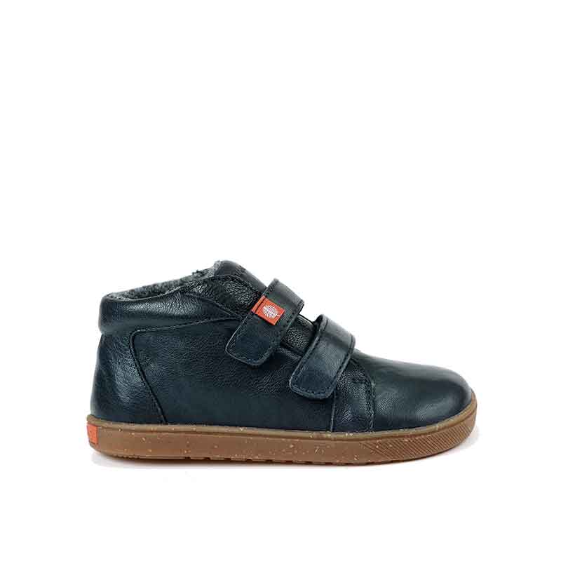 Tikki Lang.S Firefly Navy | Kids Barefoot Winter Boots