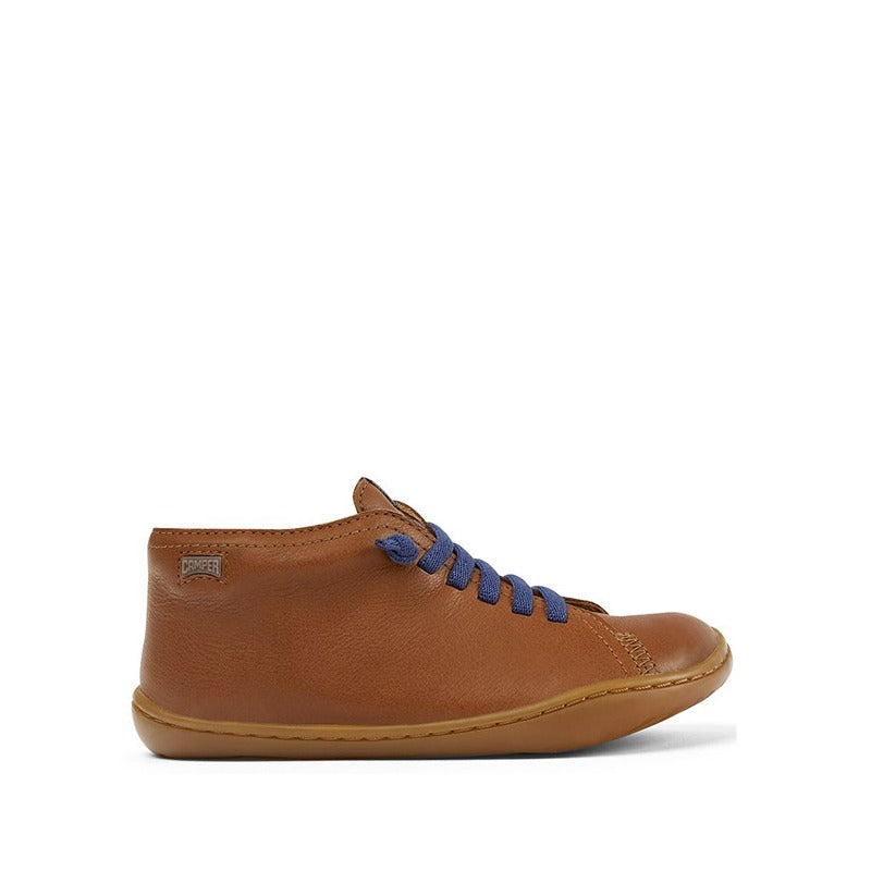 Camper Kids Peu Boots Brown | Zero Drop Barefoot Boots